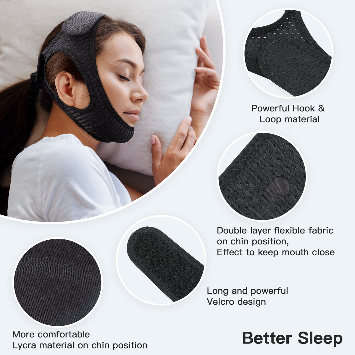Anti Snore Chin Strap [Upgraded 2022], Vosaro Snoring Solution – vosaroshop